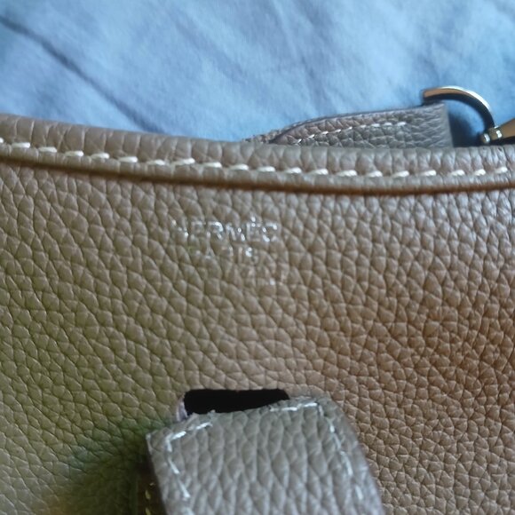 Hermes | Bags | Herms Evelyne Tpm Beige Marfa Clemence | Poshmark